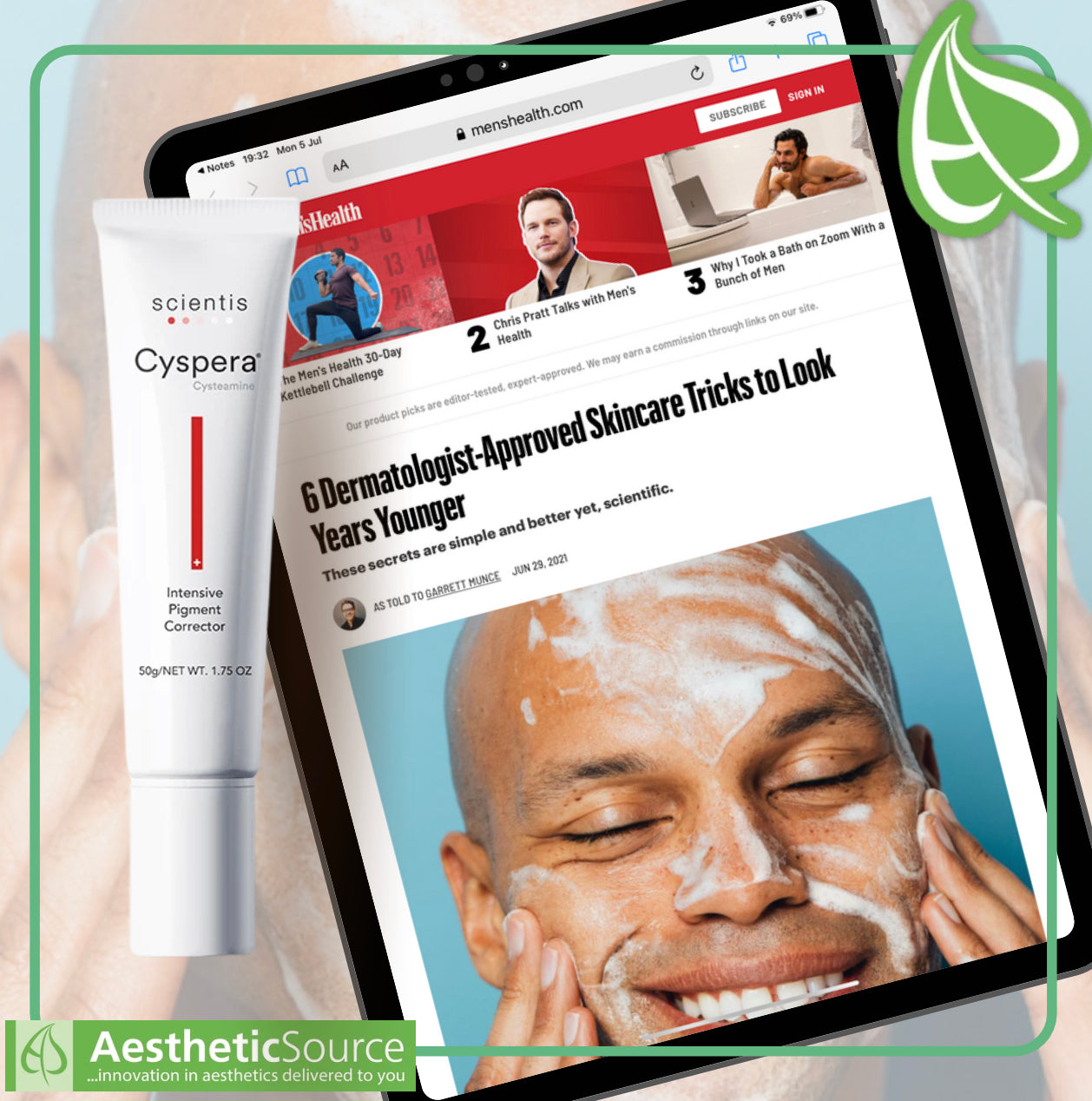 Cyspera in Men’s Health – AestheticSource
