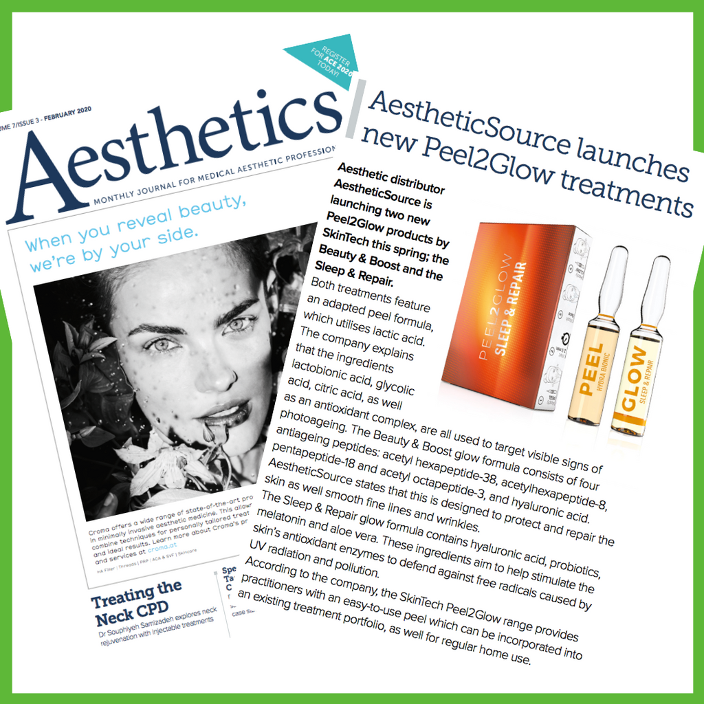 PEEL2GLOW Launch In Aesthetics Journal – AestheticSource