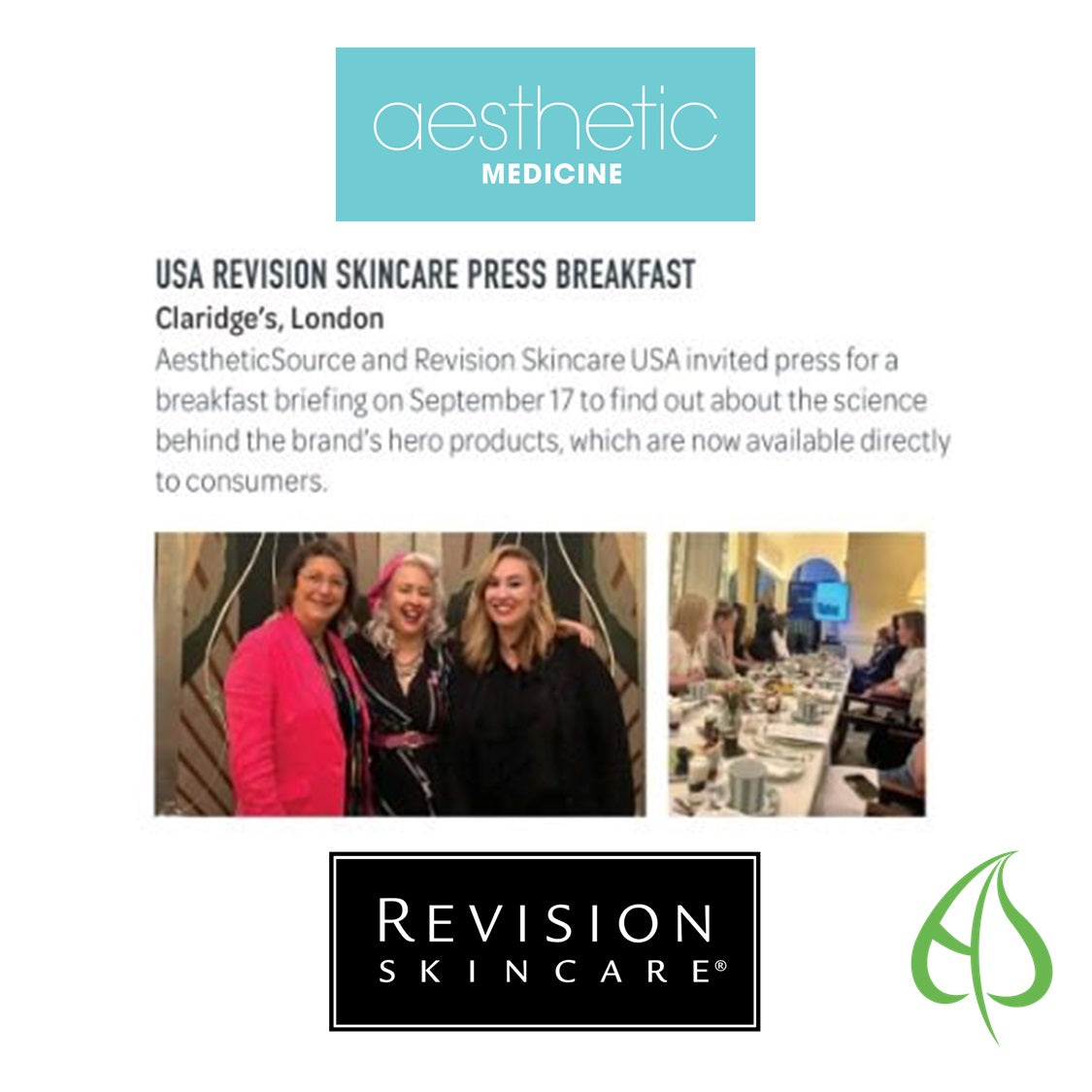 The Science Behind Revision Skincare® Press Breakfast... – AestheticSource