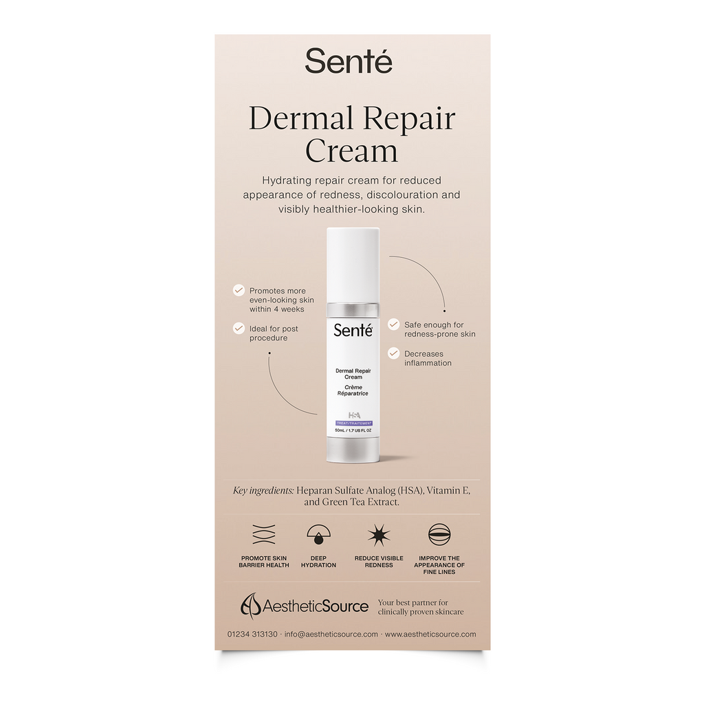 Senté Rack Card Dermal Repair Cream – AestheticSource